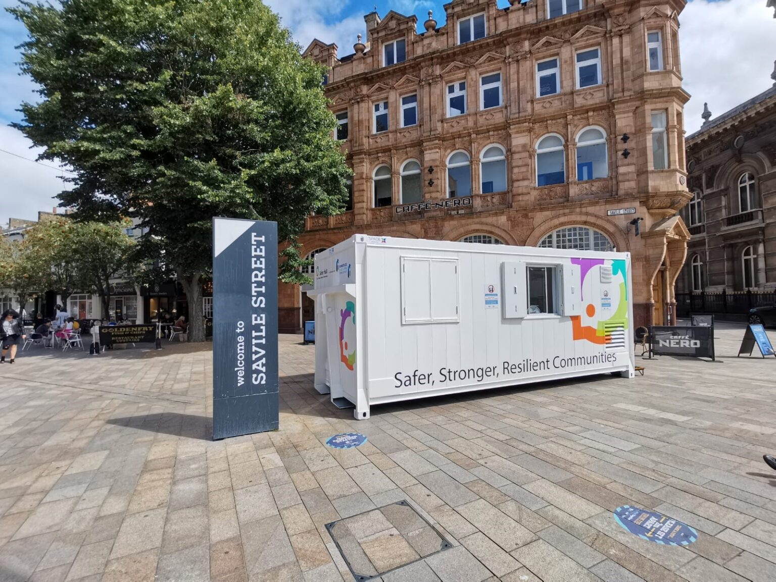 A new Safer Hull Pod has arrived in Queen Victoria Square – Hull CC News