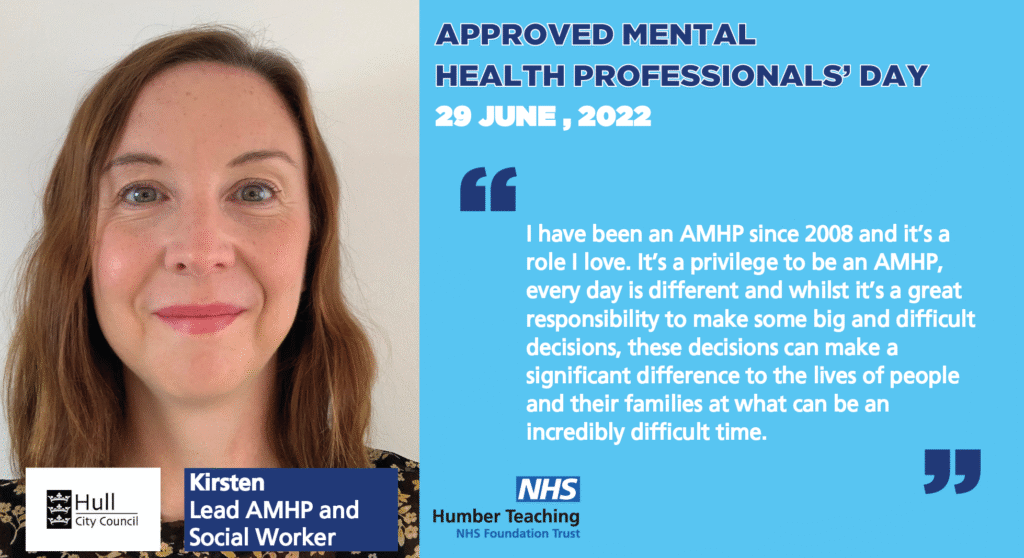 Celebrating National Approved Mental Health Professional Day – Hull CC News