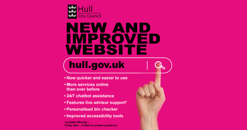 New Hull City Council website launched to support residents – Hull CC News
