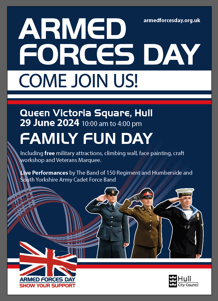Free family fun as Armed Forces Day celebrated in Hull - Hull CC News