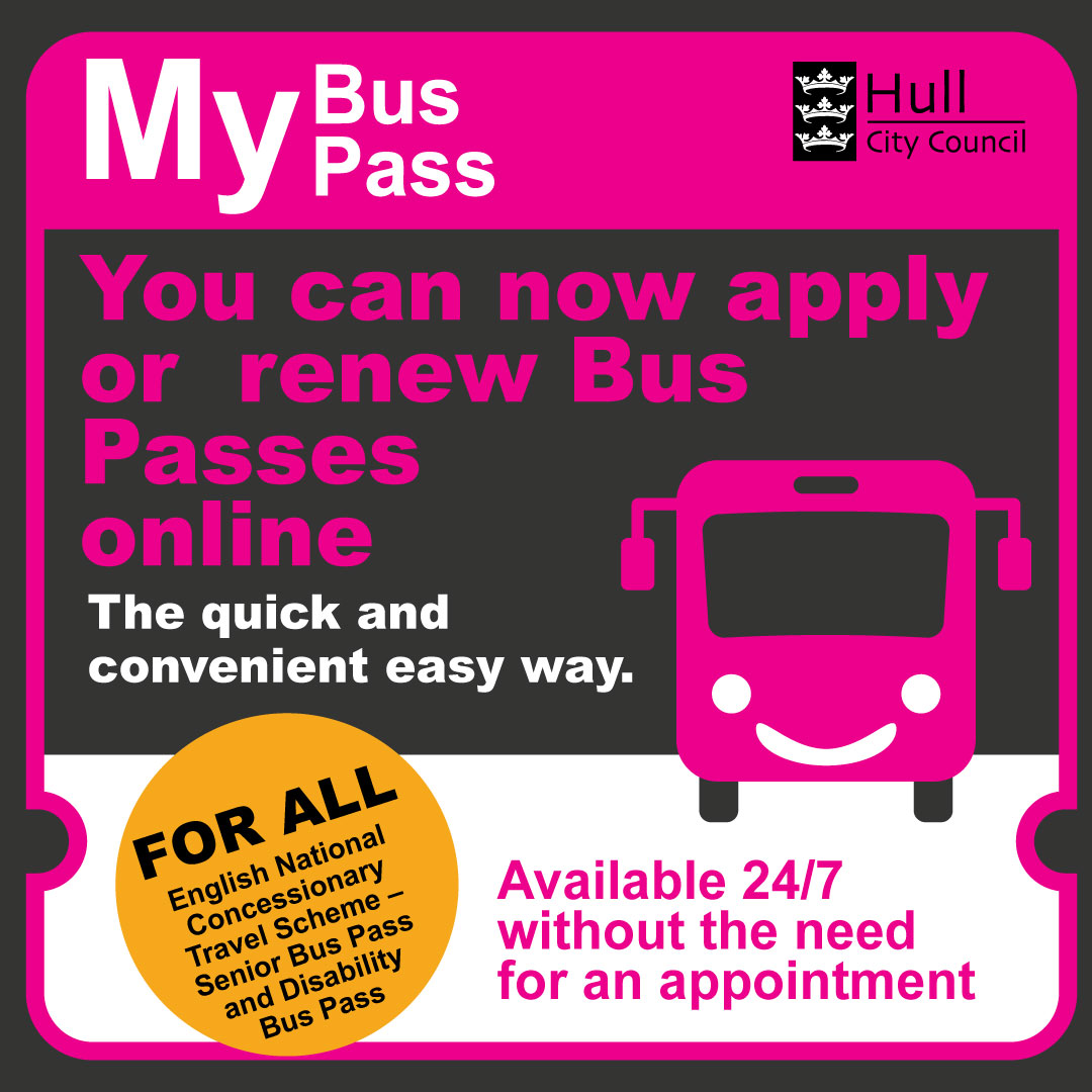 My Bus Pass Portal – the easy way to apply or renew your bus pass – Hull CC News
