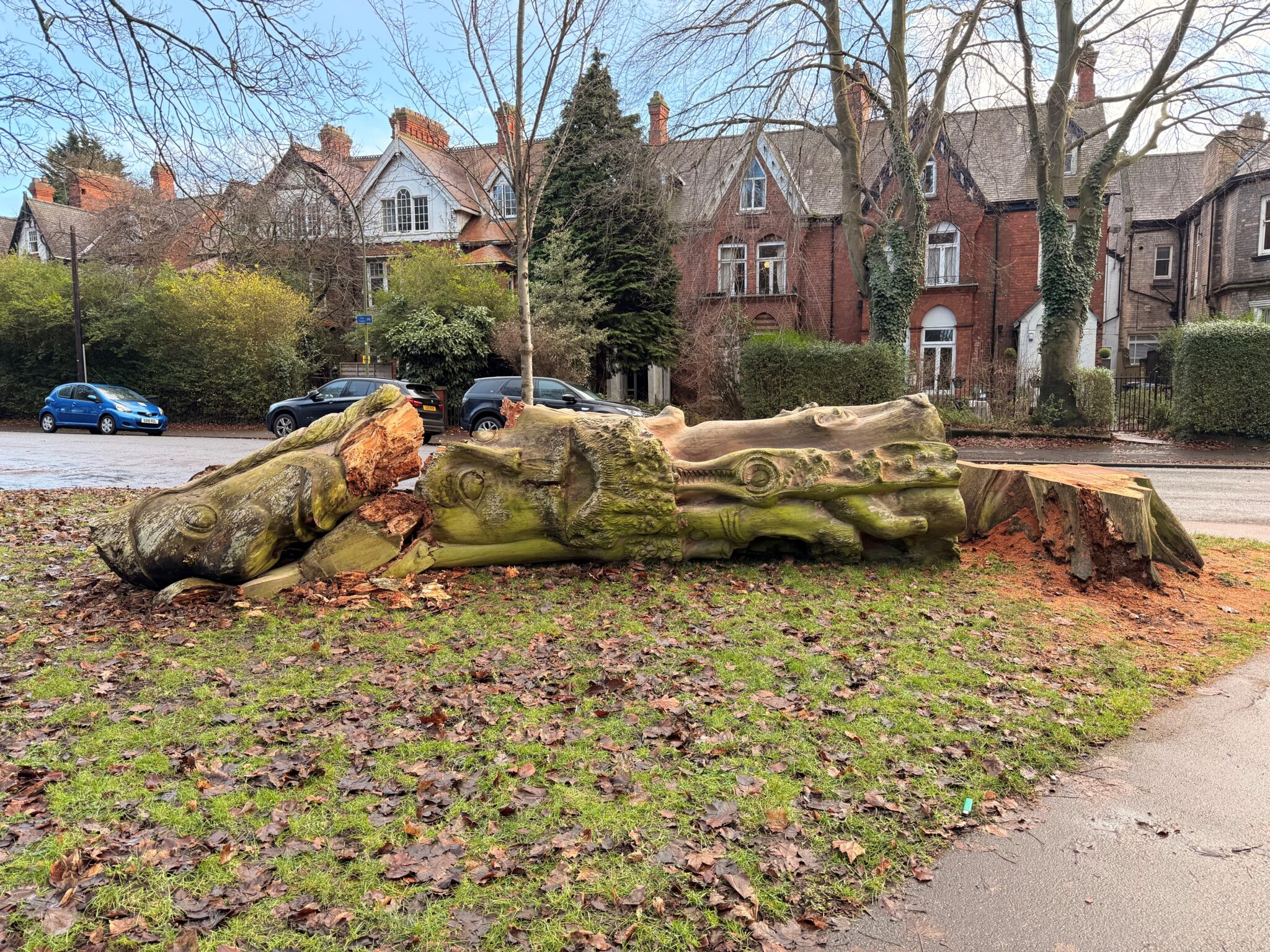 Emergency removal of carved Hull 2017 tree stump in Pearson Park – Hull ...