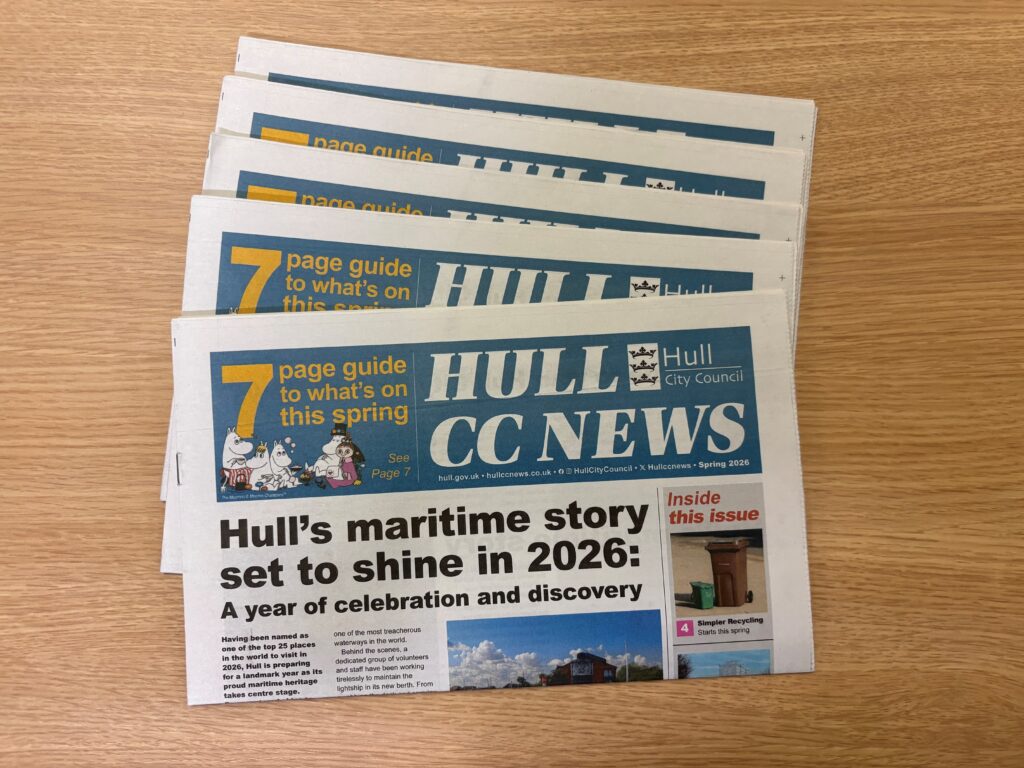 Hull CC News landing on doorsteps from today! – Hull CC News